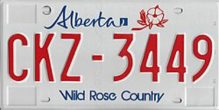 British Columbia : Predominantly features blue on white, occasionally ...